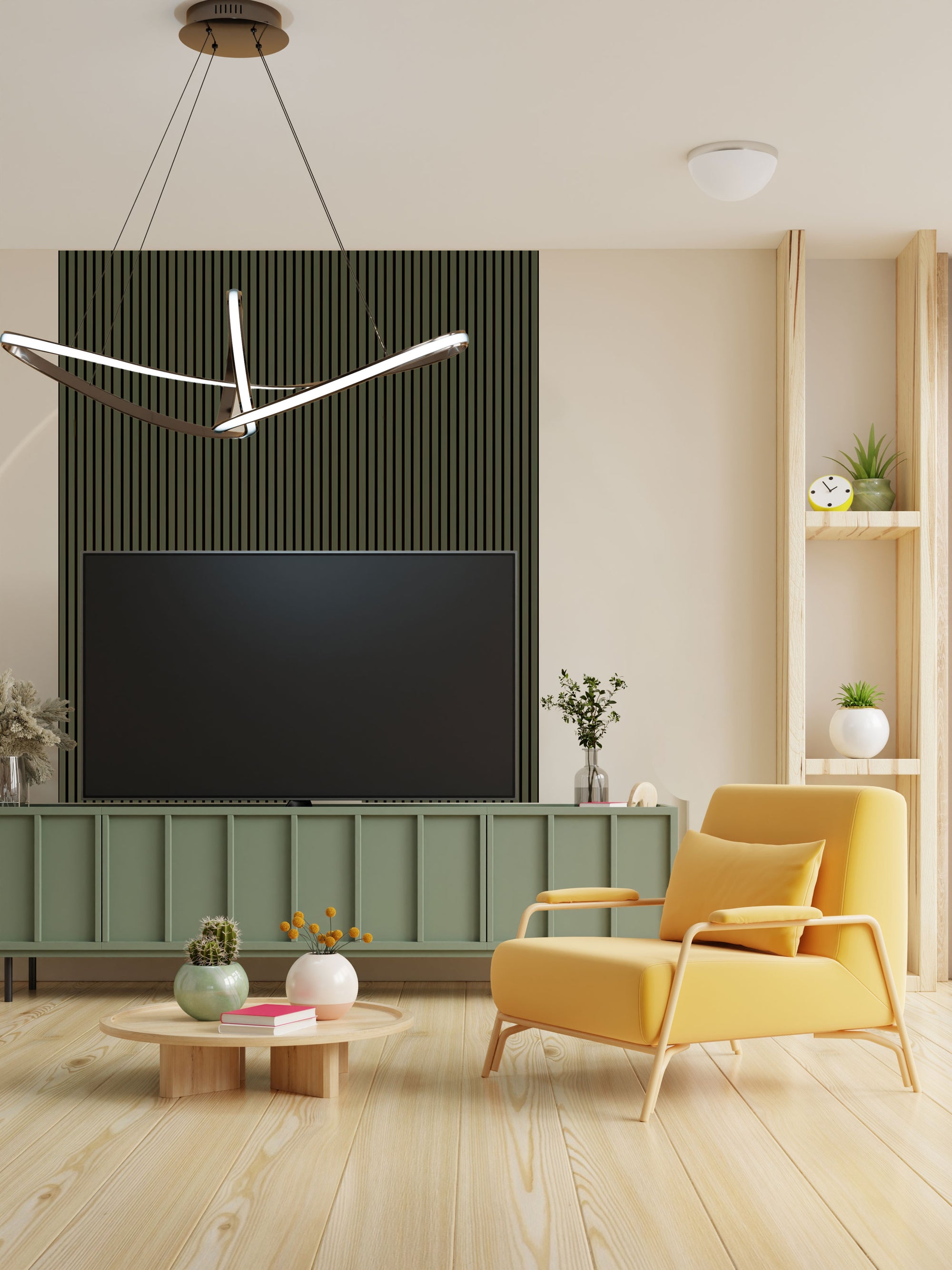 Acoustic Veneer Wall Panel in Siner Oak with Black Backing 2400MM x 60 ...